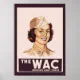 Pretty WWII WAC Poster | Zazzle