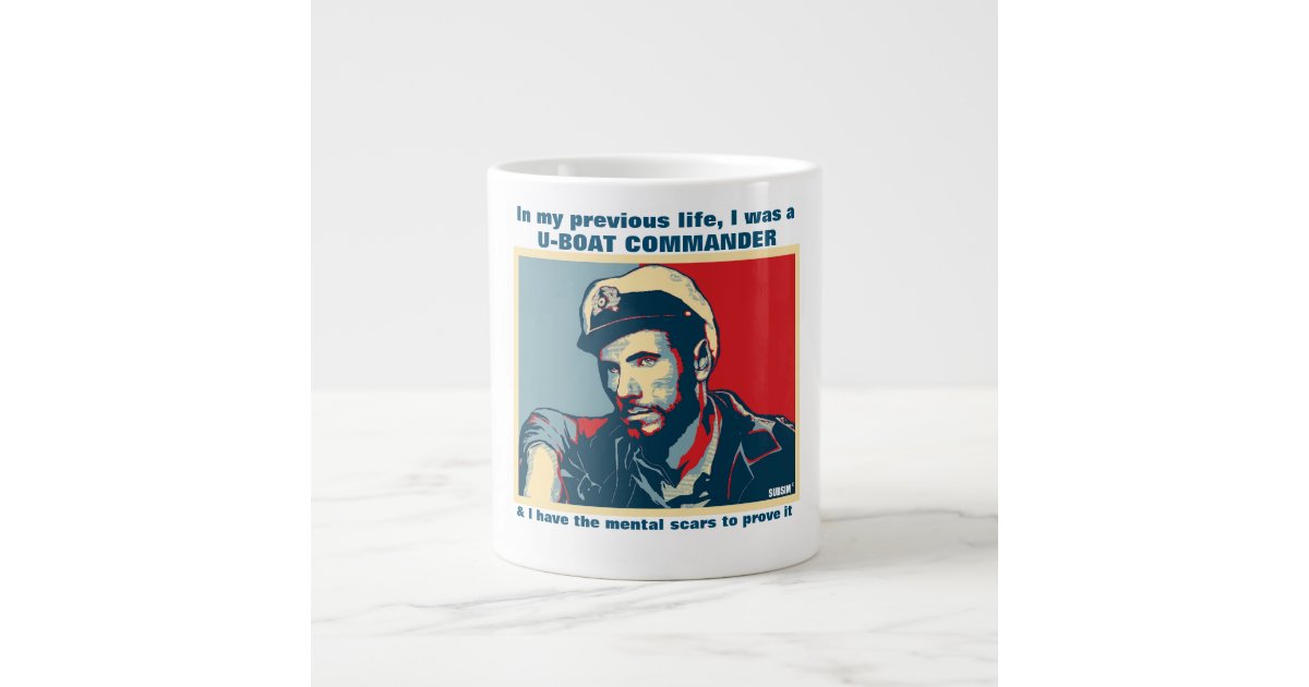Previous life U-Boat Commander Giant Coffee Mug | Zazzle