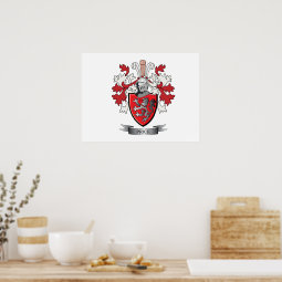 Price Family Crest Coat of Arms Poster | Zazzle