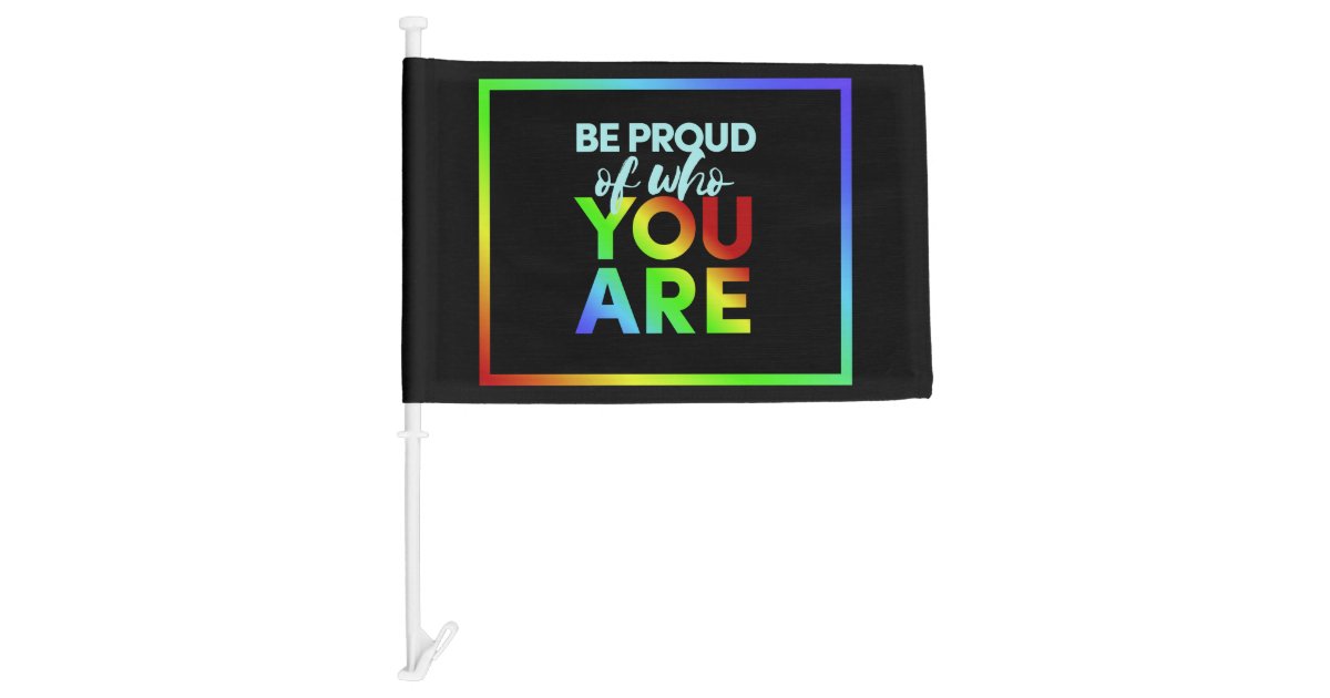 Pride car flag | Zazzle