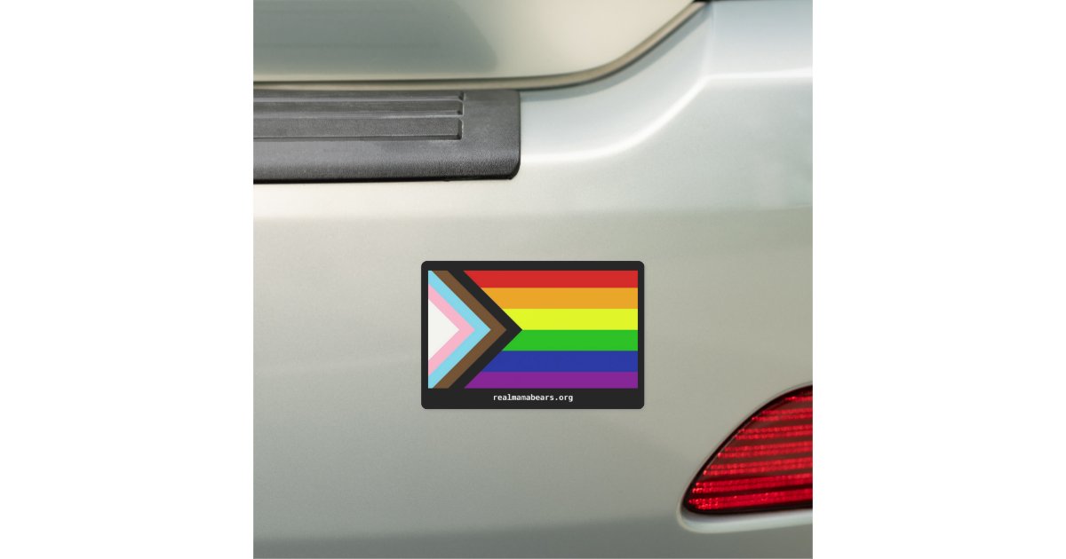 Pride Flag Car Magnet | Zazzle