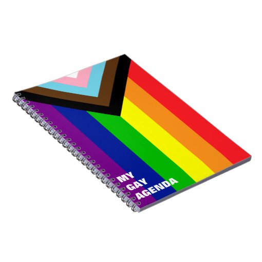 Pride Flag Reboot - trans and POC inclusive Notebook | Zazzle