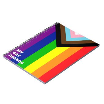Pride Flag Reboot - trans and POC inclusive Notebook | Zazzle