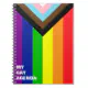 Pride Flag Reboot - trans and POC inclusive Notebook | Zazzle