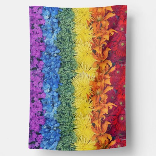Pride Flower Collection Flag | Zazzle