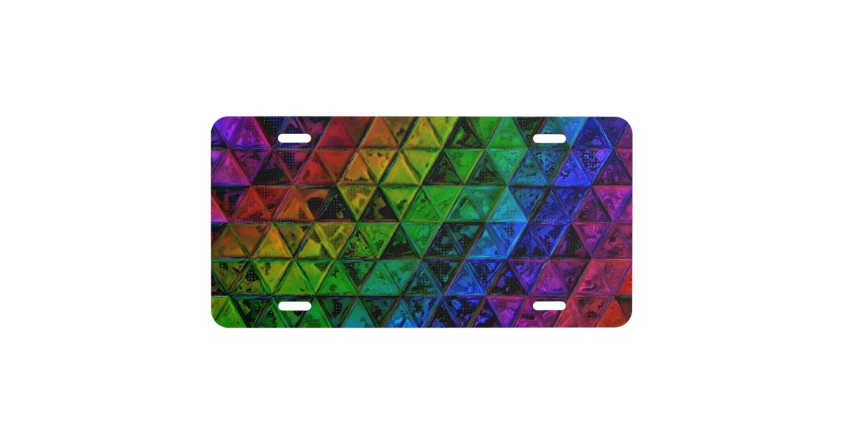 Pride Glass License Plate | Zazzle