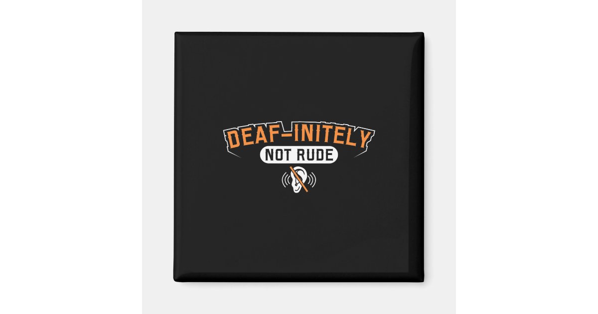 Pride Hearing Loss Awareness Deaf Awareness Magnet | Zazzle