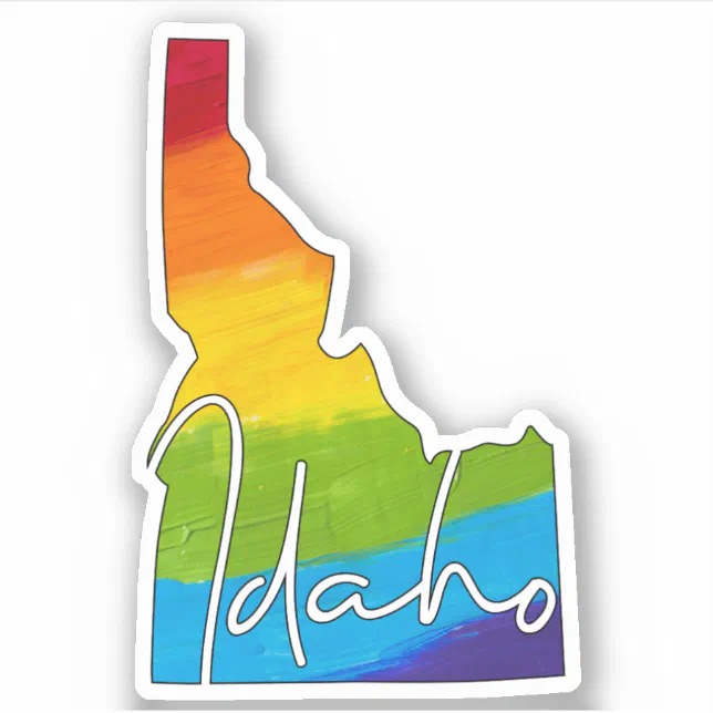 PRIDE Idaho State Sticker | Zazzle