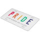 Pride | LGBTQ Gay Modern Rainbow License Plate | Zazzle