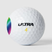 Pride lgbtq lgbt rainbow colors pattern golf balls | Zazzle