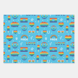 Pride LGBTQ Wrapping Paper Set | Zazzle