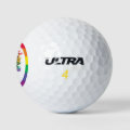 Pride month LGBT with rainbow born this gay Golf Balls | Zazzle