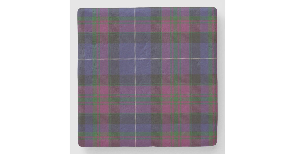Pride of Scotland Tartan Plaid Stone Coaster | Zazzle