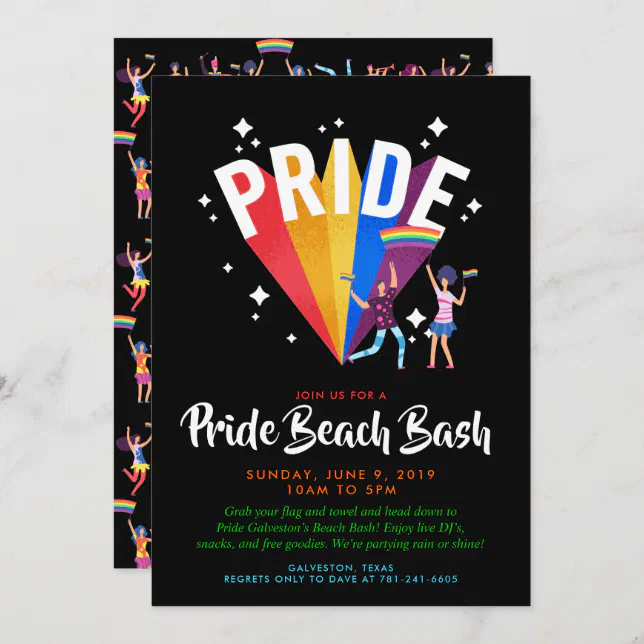 Pride Party Invitation | PRIDE | Zazzle