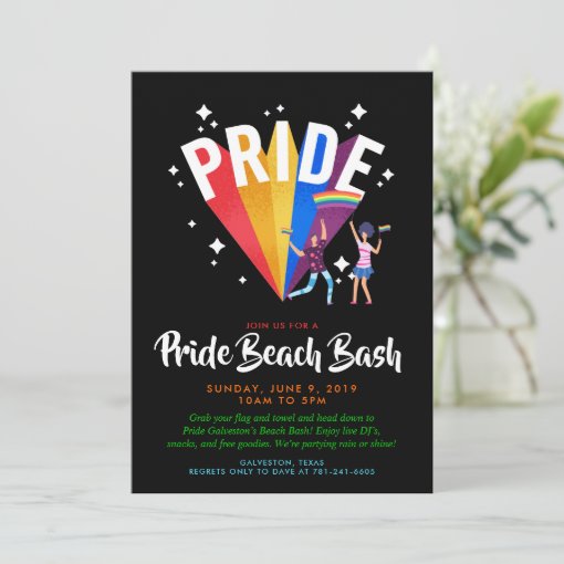 Pride Party Invitation | PRIDE | Zazzle