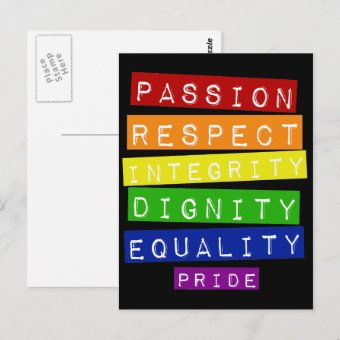 Pride Postcard | Zazzle