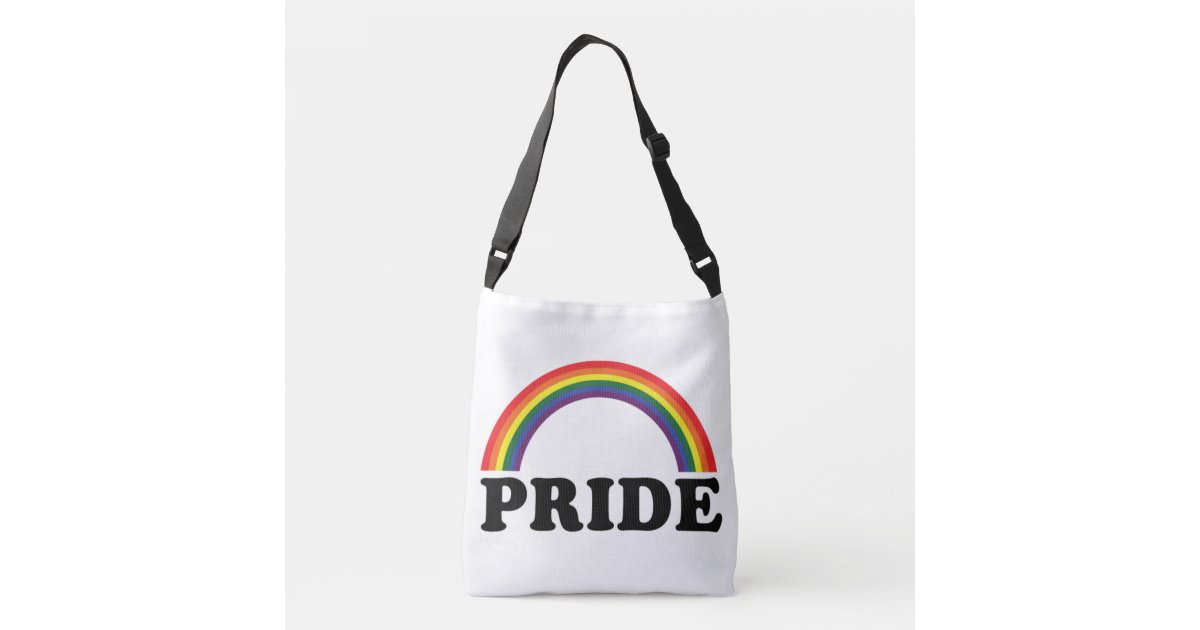 PRIDE Rainbow LGBT tote bag purse backpack | Zazzle