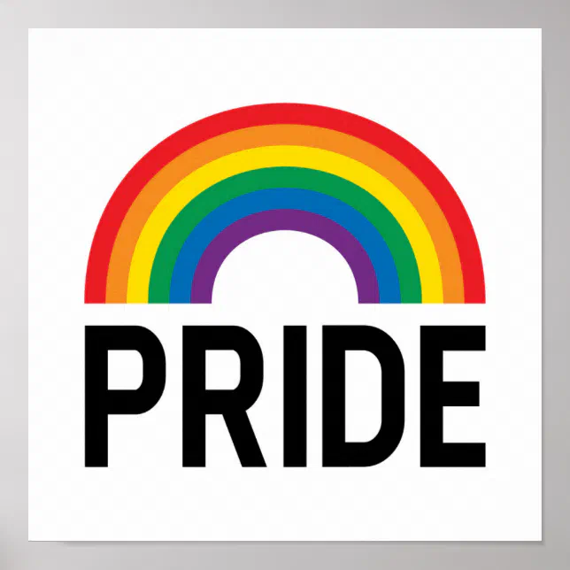 Pride Rainbow Poster | Zazzle