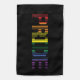 Pride Rainbow Scan LGBTQ Typography Garden Flag | Zazzle