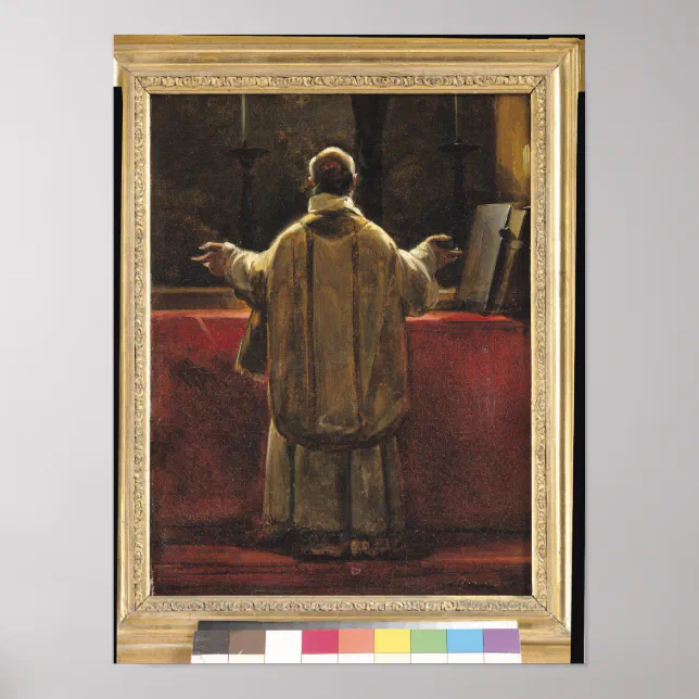 Priest at the Altar Poster | Zazzle