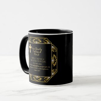 PRIEST - Newly Ordained Gift Bible Verse Custom Mug | Zazzle