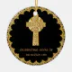 Priest Ordination Anniversary Commemorative Cross Ceramic Ornament | Zazzle