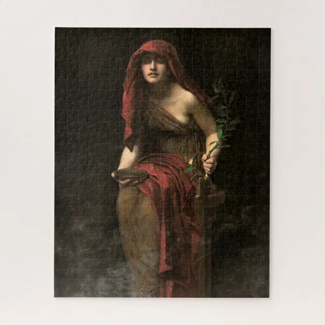 Priestess of Delphi by John Collier Jigsaw Puzzle | Zazzle