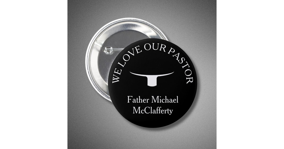 Priesthood Ordination Pastor Priest Collar Button | Zazzle