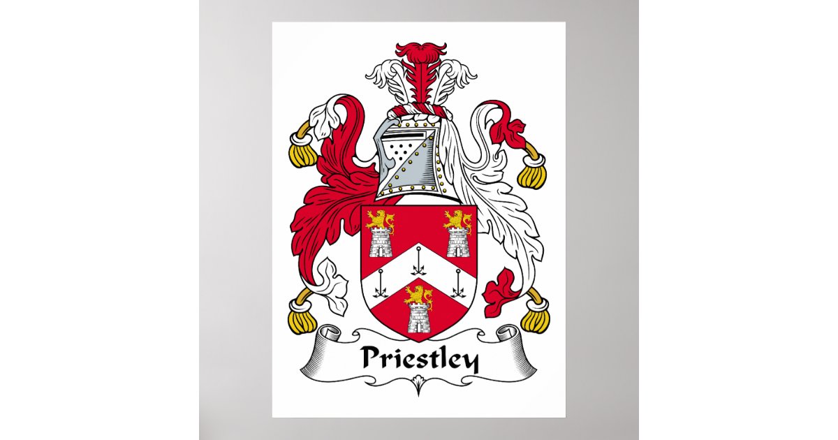 Priestley Family Crest Poster | Zazzle