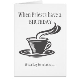 Funny Priest Cards - Greeting & Photo Cards | Zazzle
