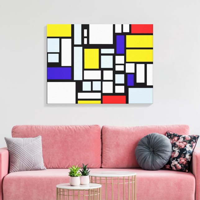 square abstract prints