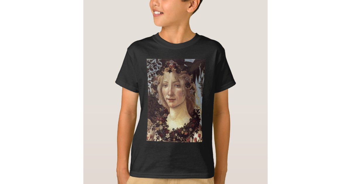 Primavera (detail - Flora, Goddess of Spring) T-Shirt | Zazzle