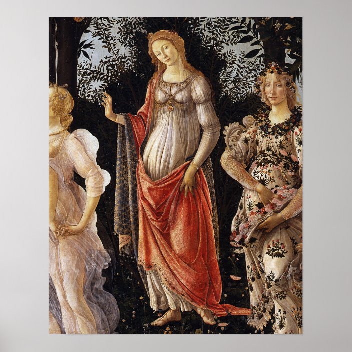 Primavera, Detail of Venus, by Sandro Botticelli Poster | Zazzle.com