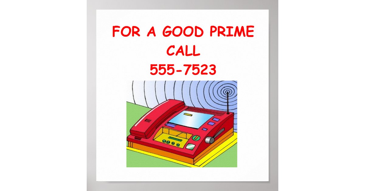 prime number poster | Zazzle