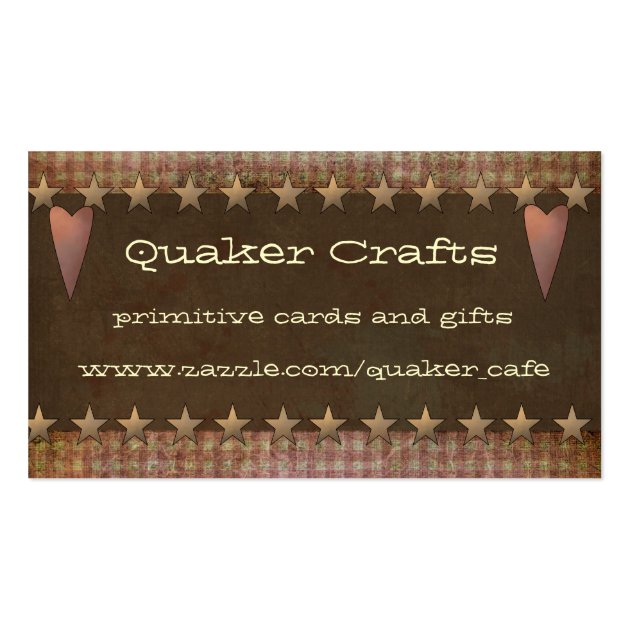 Primitive Business Cards