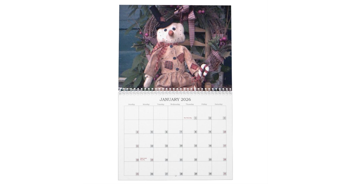 Primitive Calendar | Zazzle