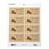 Primitive Candles Labels | Zazzle