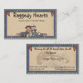 Primitive Country Dolls Address Label Business Card | Zazzle