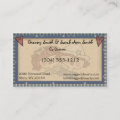 Primitive Country Dolls Address Label Business Card | Zazzle