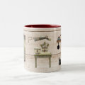 Primitive Country Kitchen Two-Tone Coffee Mug | Zazzle