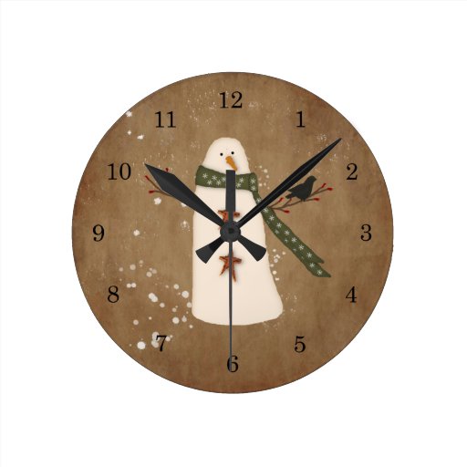 Primitive Country Wall Clocks