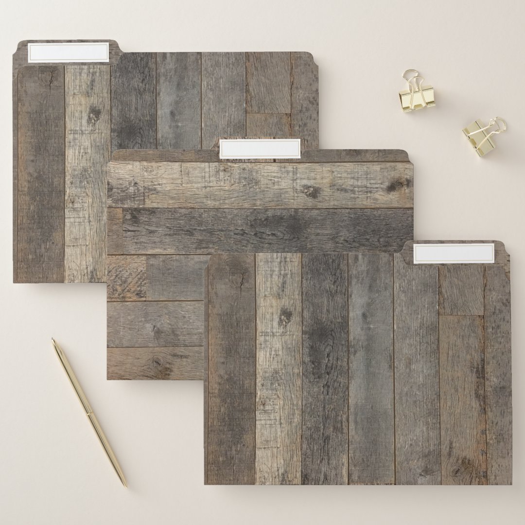 primitive farmhouse western country barn wood file folder | Zazzle