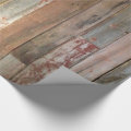 primitive farmhouse western country barn wood wrapping paper | Zazzle