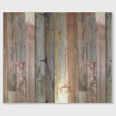 primitive farmhouse western country barn wood wrapping paper | Zazzle