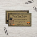 Primitive Harvest House Rustic Country Custom Business Card | Zazzle