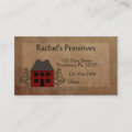 Primitive Home Business Card | Zazzle