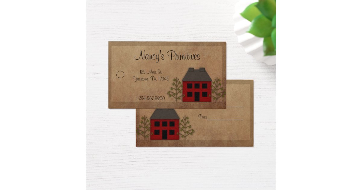 Primitive Home Hang Tag | Zazzle