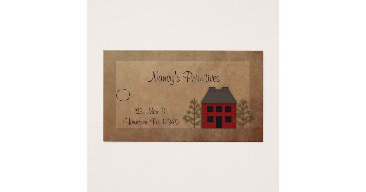 Primitive Home Hang Tag | Zazzle.com
