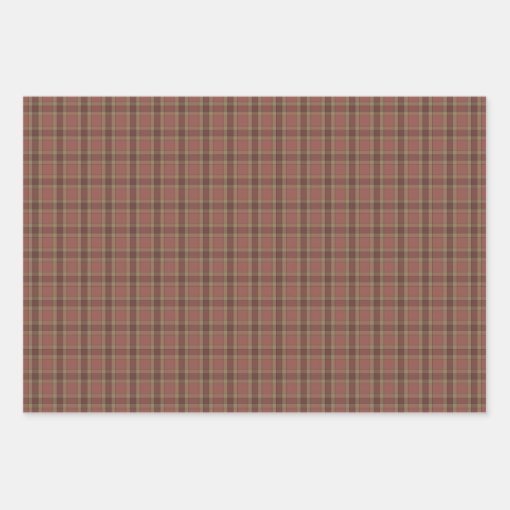 Primitive Papers - Wynter Welcome Snowmen - Plaids Wrapping Paper ...