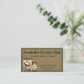 Primitive Shop Country Business Card | Zazzle